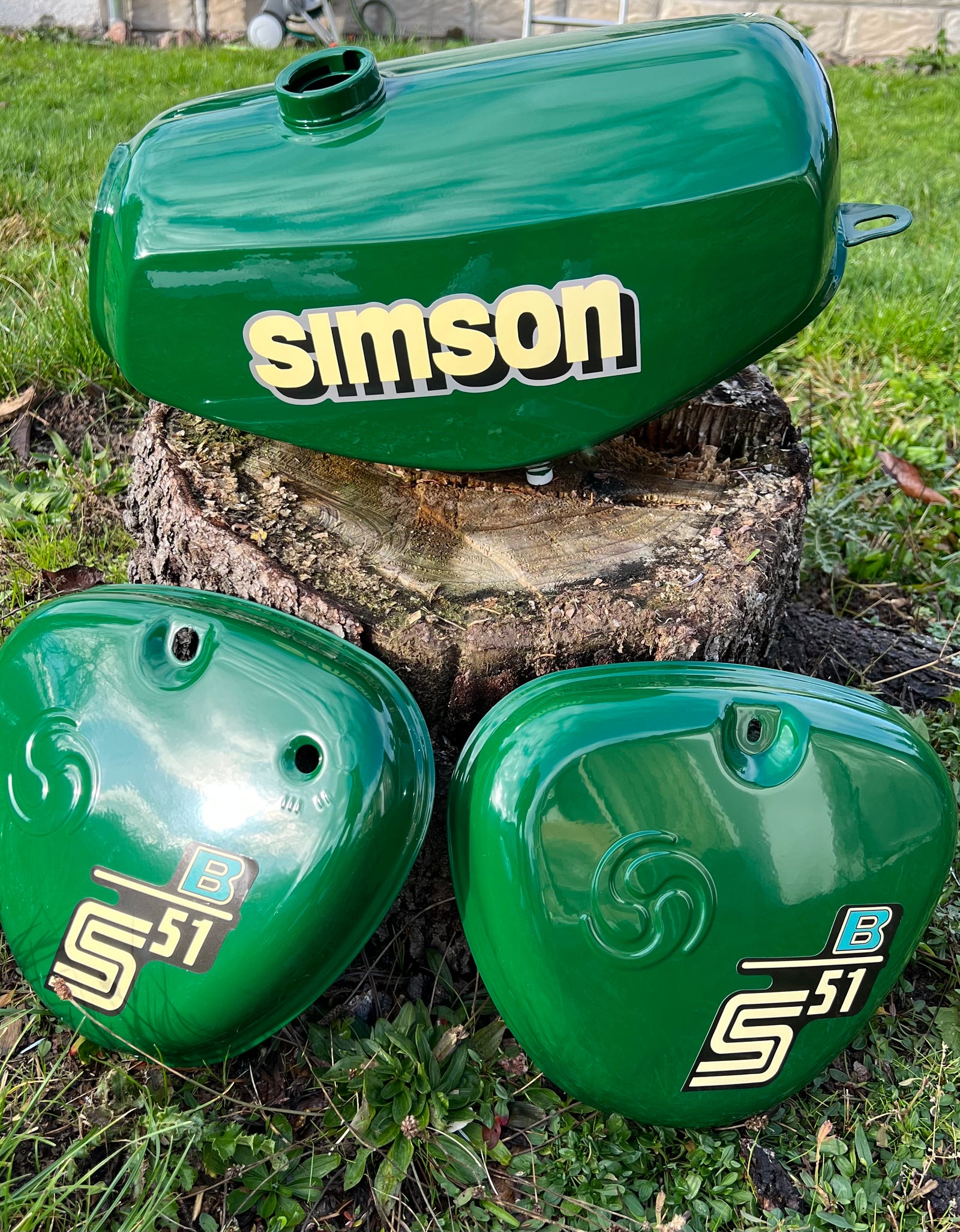 Simson S51 B Tankset Billardgrün#N#– 2taktshop.de